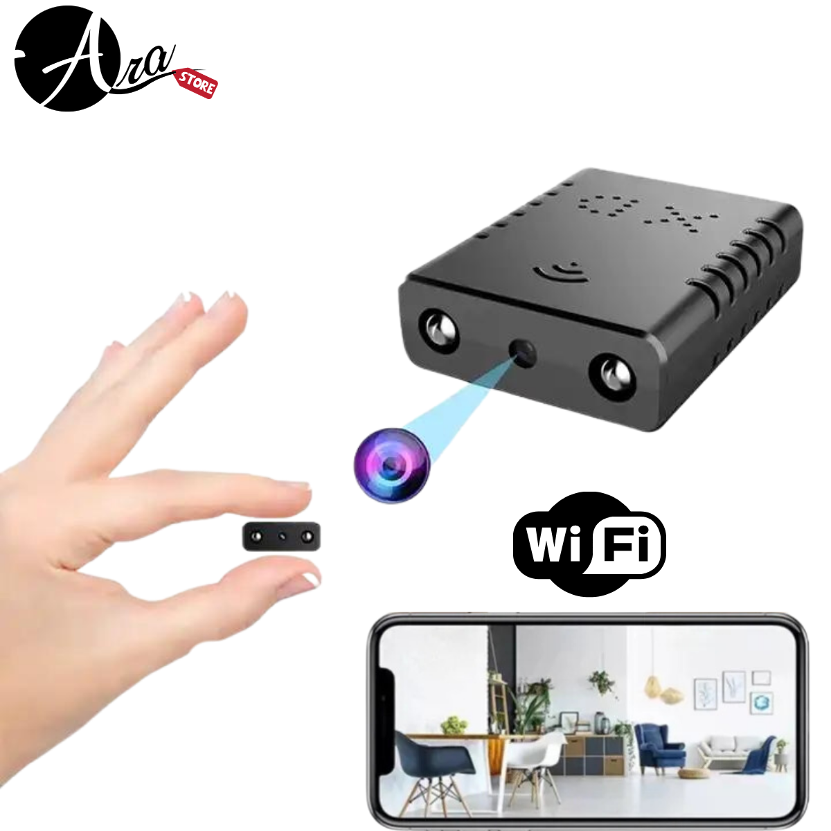 | Mini camara espía conexión wifi | Ara Store Costa Rica